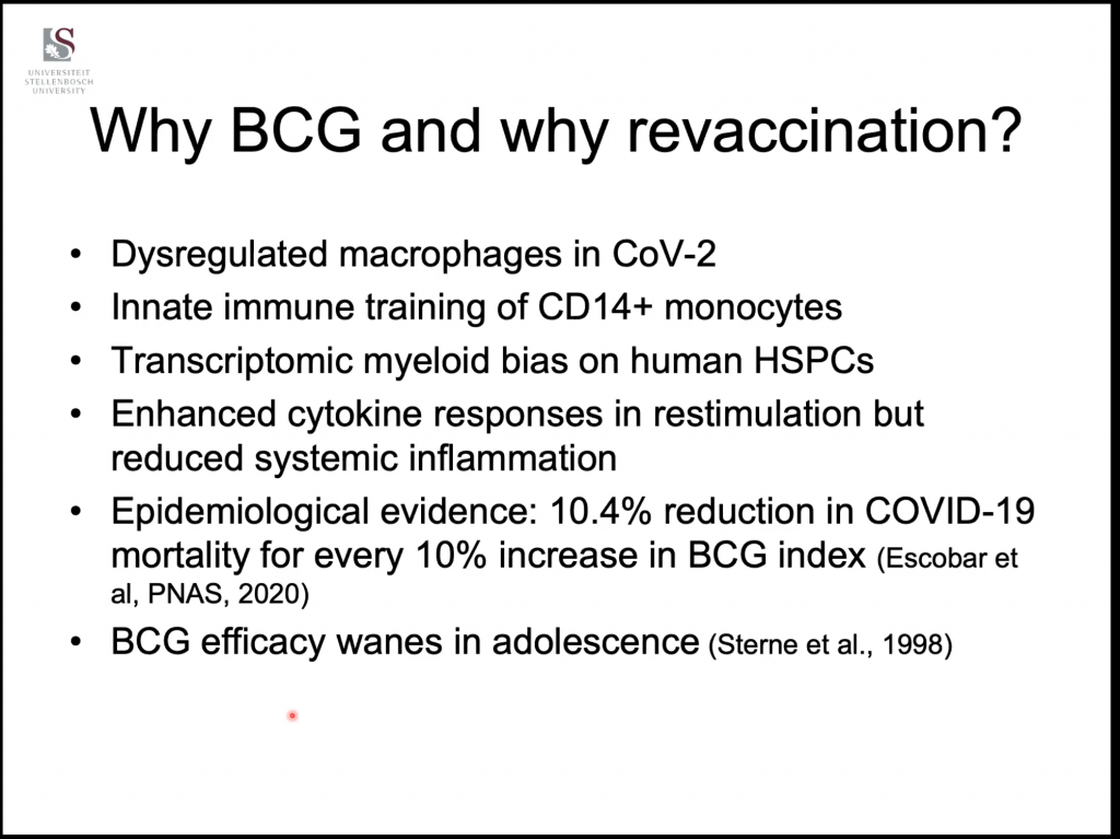 SAIS/Immunopaedia Webinar on BCG & COVID-19 | Immunopaedia