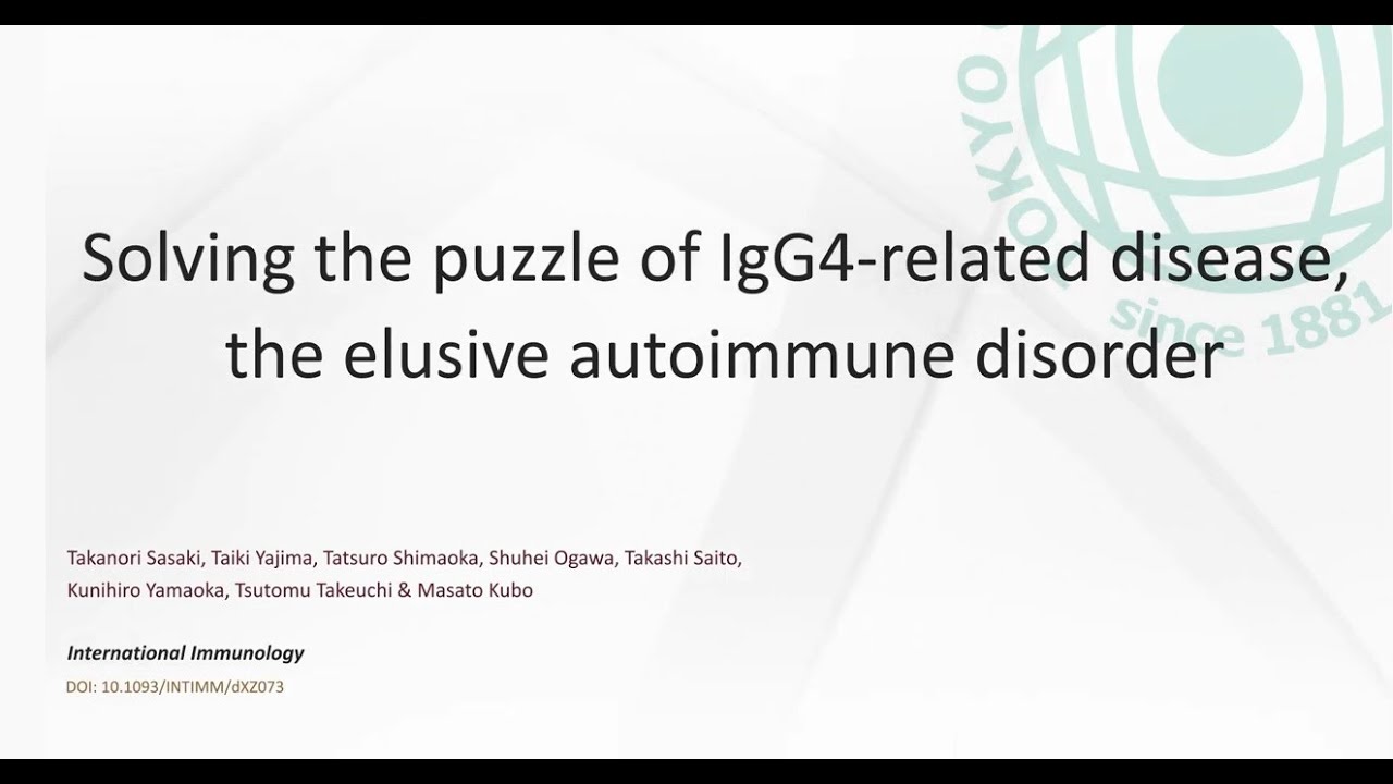 Solving the puzzle of IgG4-related disease, the elusive autoimmune | Immunopaedia